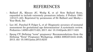 BALLARD SCALE Maturational assessment of gestational age .pptx