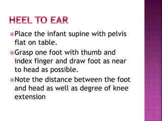 Ballard scale presentation | PPTX