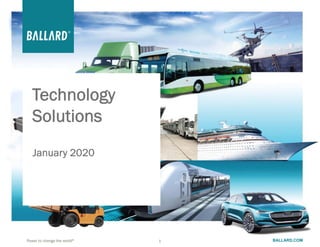 Ballard Power Systems Technology Solutions | PDF