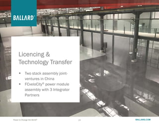 Ballard Power Systems Technology Solutions | PDF