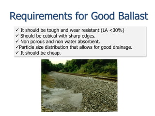 04 Ballast (Railway Engineering Lectures هندسة السكك الحديدية & Dr ...