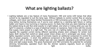 lighting topic ballast chok systems.pptx