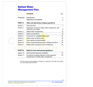 Ballast Water Management | PDF