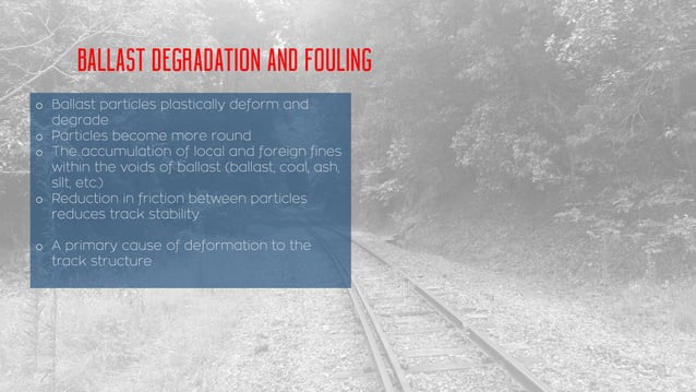 Ballast degradation and fouling | PPT