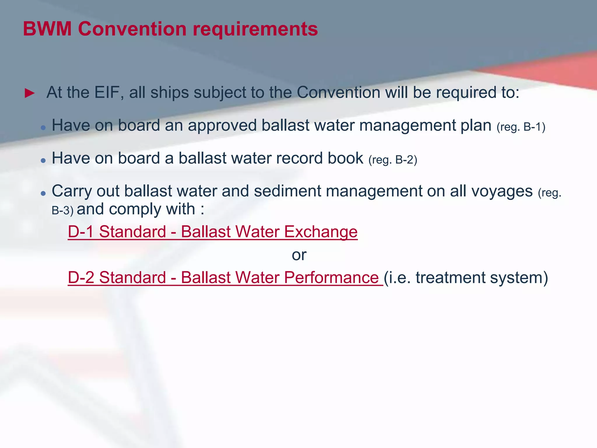 Ballast water convention | PPSX