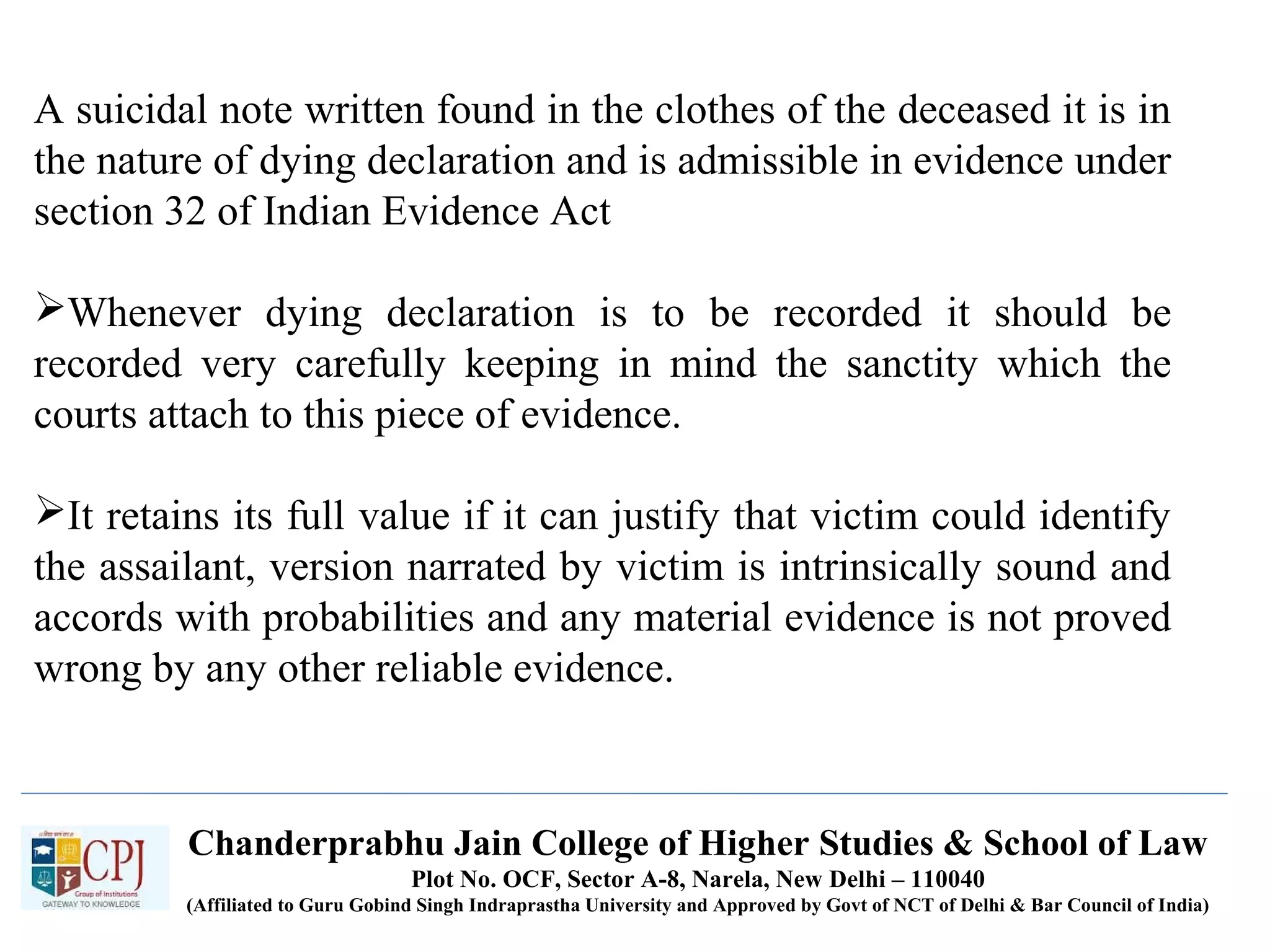 Indian Evidence Act 1872 | PPT