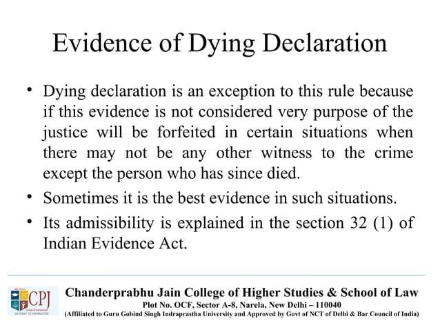 Indian Evidence Act 1872 | PPT