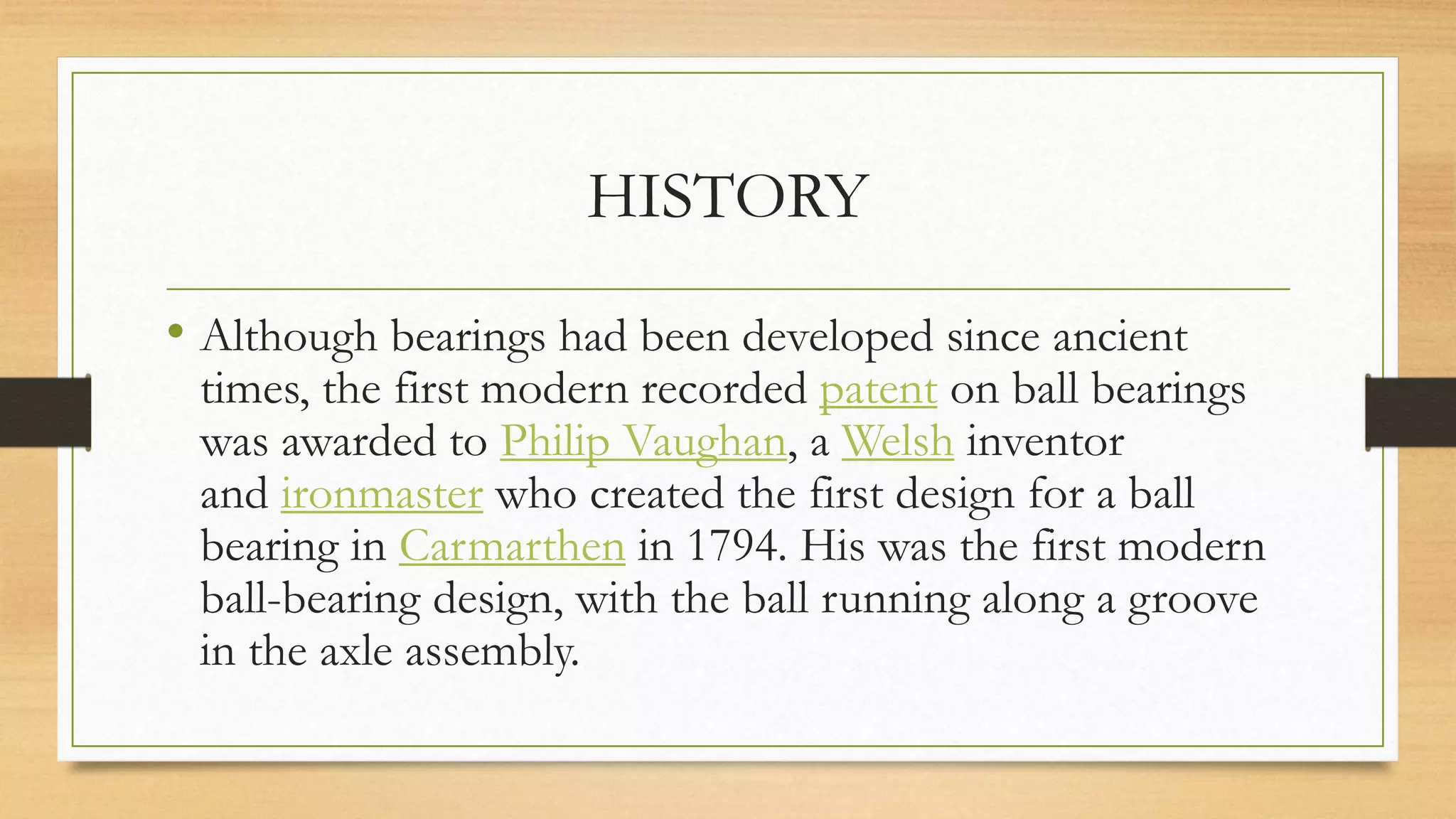 Ball bearing | PPTX