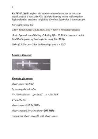 Ball bearing project | DOCX