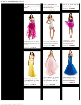 Ball dresses nz prom gowns new zealand i-dress.co.nz | Women\'s ...