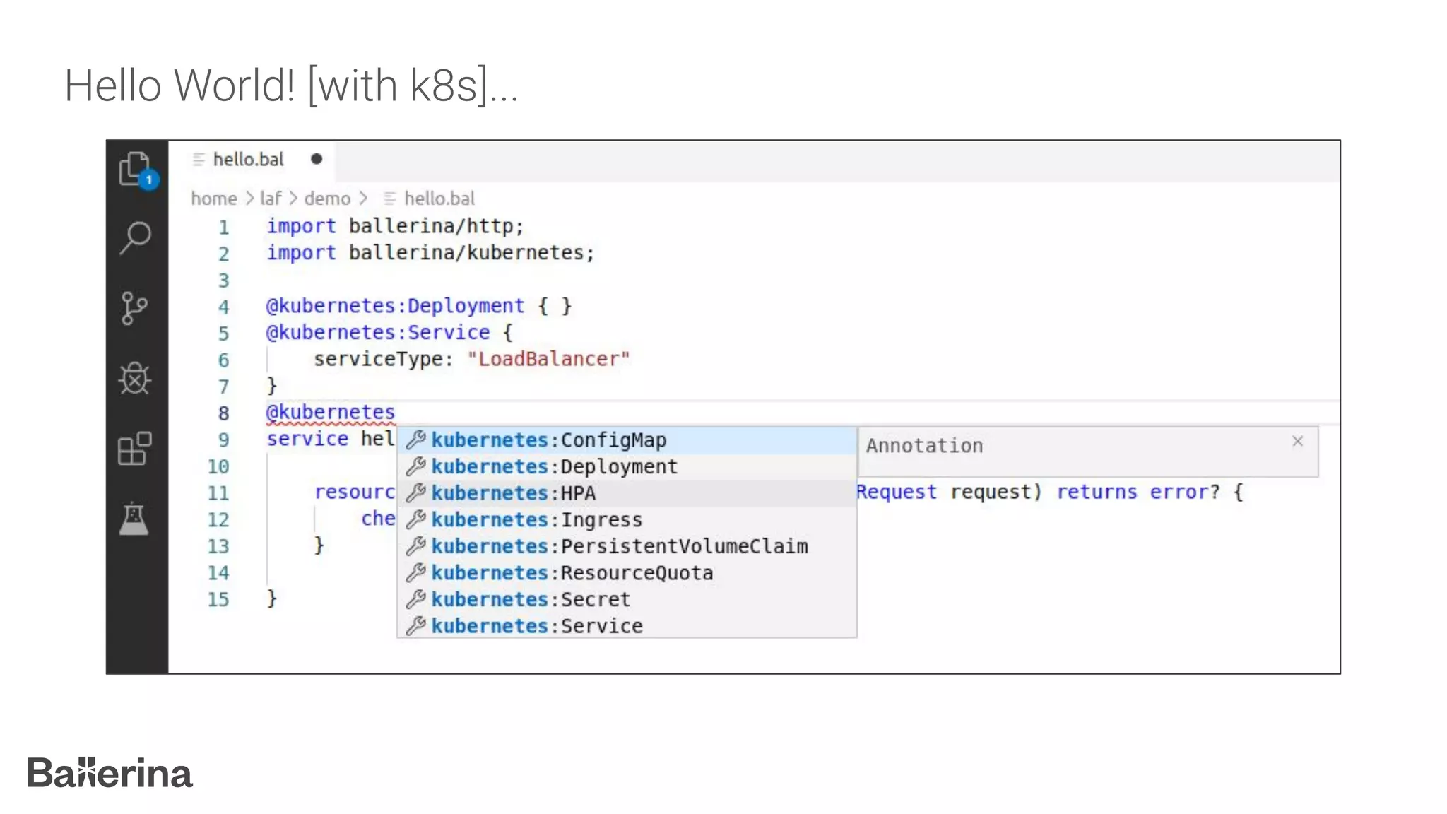 Ballerina - A Programming Language for Cloud and DevOps | PPT