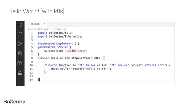 Ballerina - A Programming Language for Cloud and DevOps | PPT