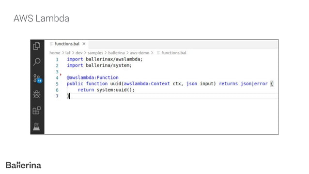 Ballerina - A Programming Language for Cloud and DevOps | PPT