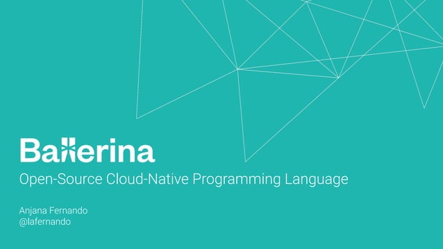 [GID Live] Open-Source Cloud-Native Programming Language | PPT