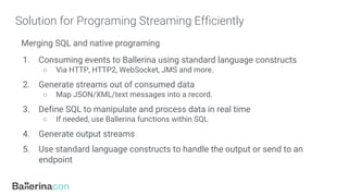 Stream Processing with Ballerina | PDF