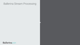 Stream Processing with Ballerina | PDF