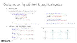 Ballerina Serverless with Kubeless | PDF