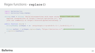 Ballerina Tech Talk - May 2023 | PPT | Free Download