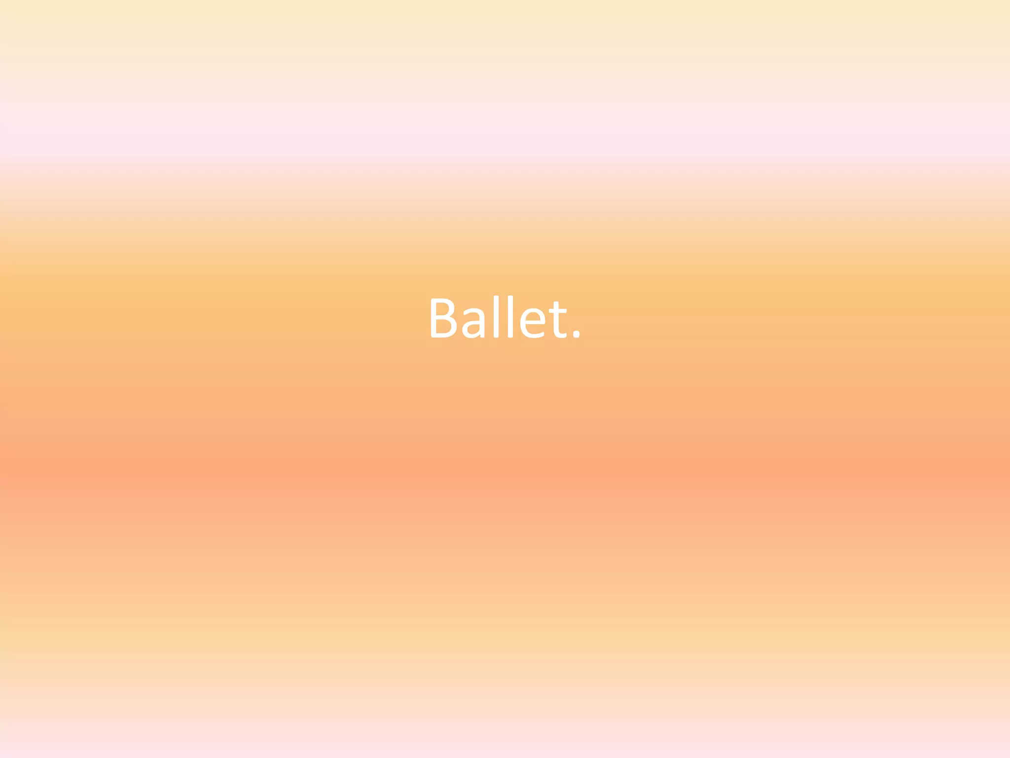 Ballet | PPTX