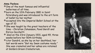 Ballet Dancing (Philippines) famous ballet dancers | PPTX