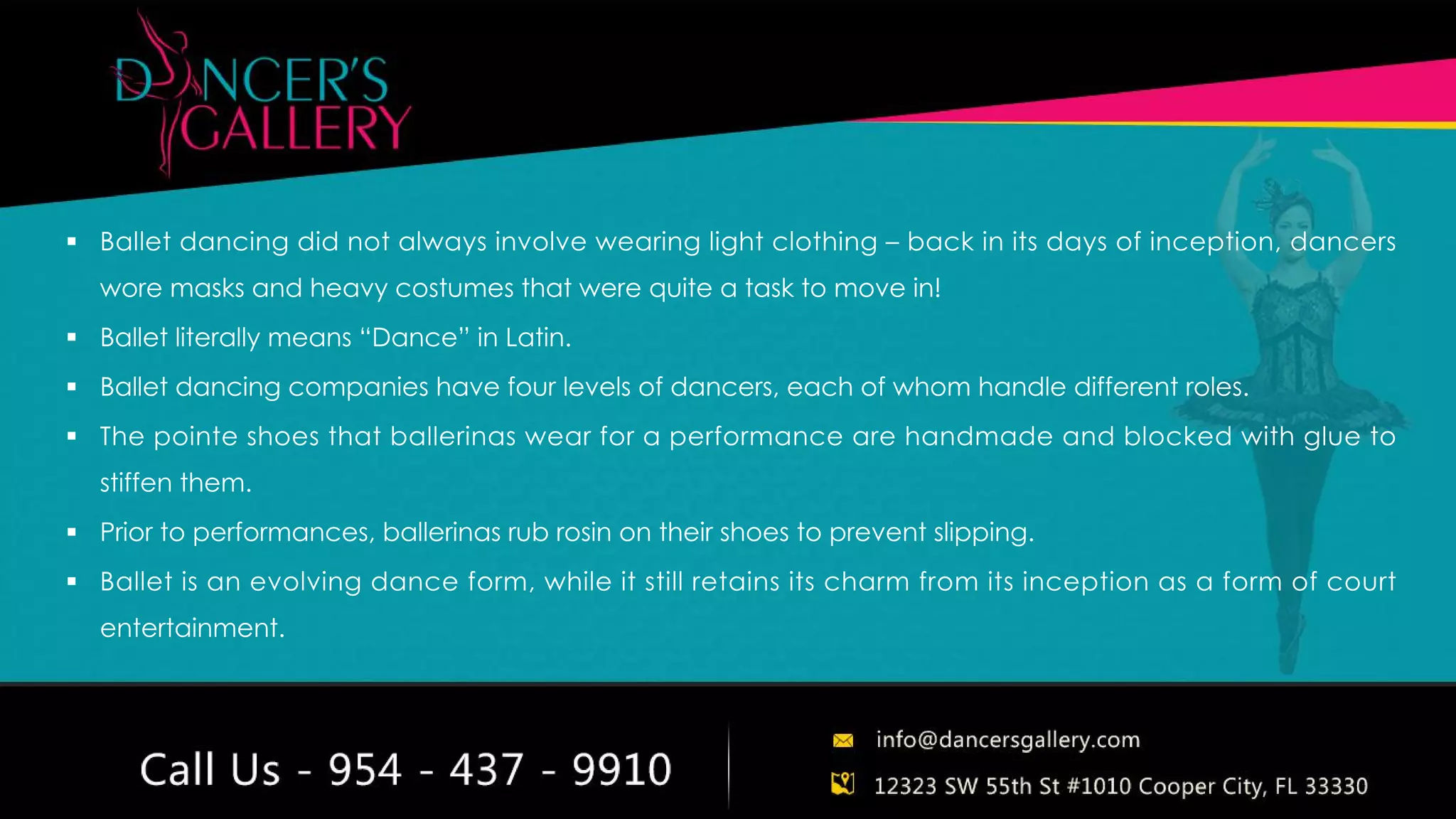 Ballet Dancing: Facts & Ideas | PPT