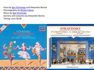 Ballets russes pétrouchka | PPTX