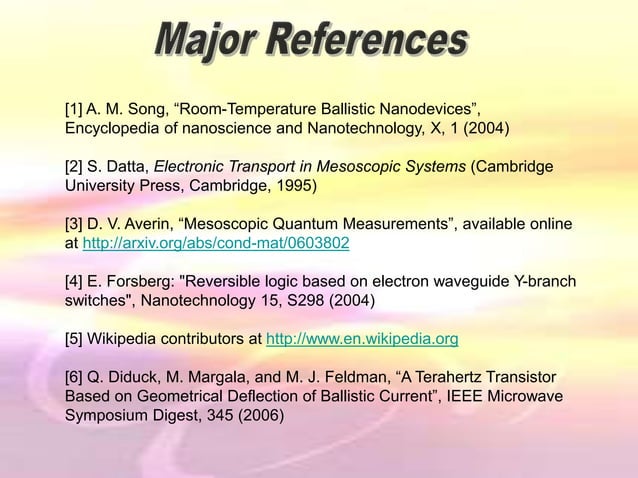 Ballistic Devices - Vikram.ppt | Physics | Science
