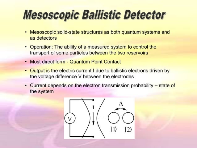 Ballistic Devices - Vikram.ppt | Physics | Science
