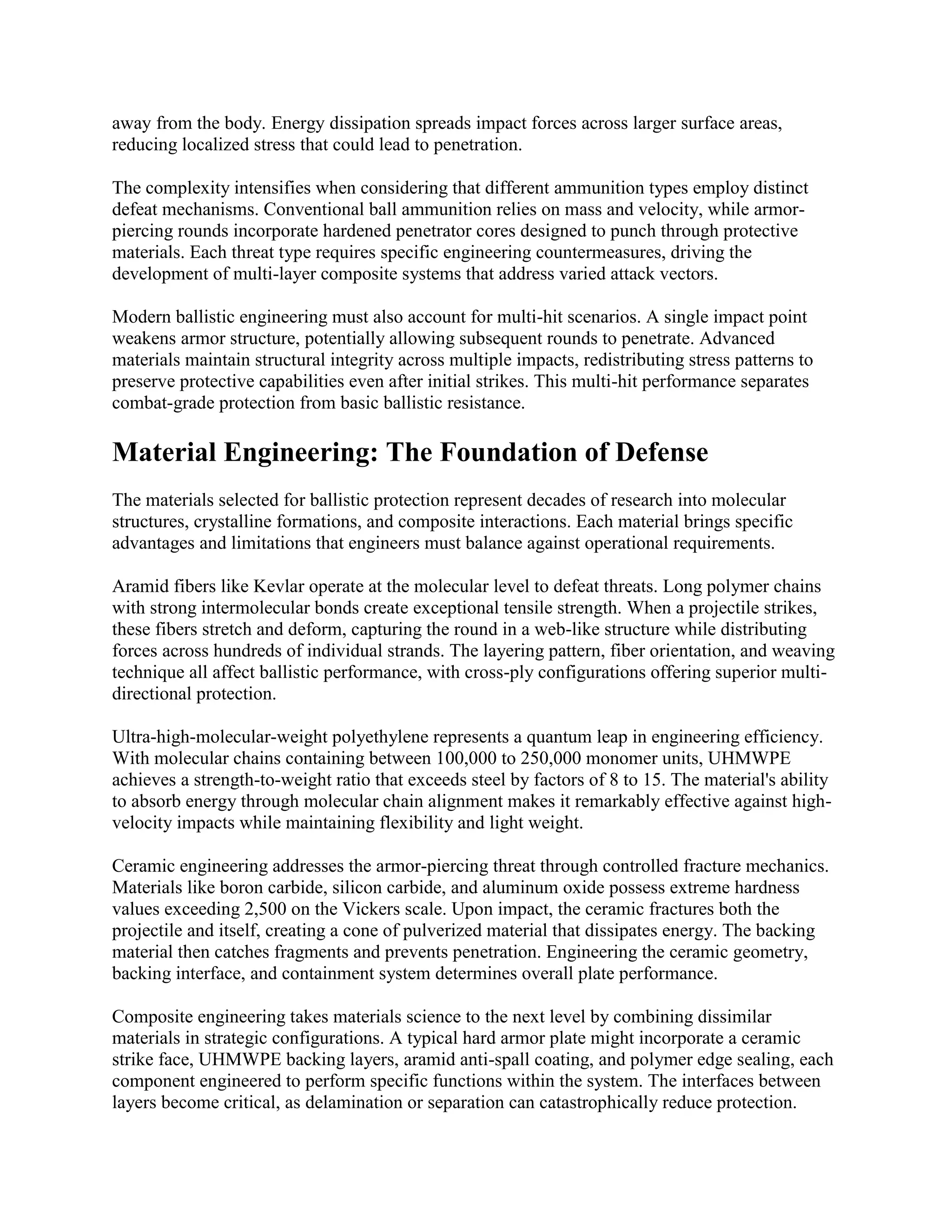 Ballistic Frontline Protection: Engineered for Maximum Defense | PDF