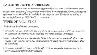 Ballistic presentation | PPTX
