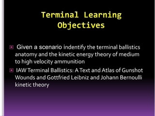 Ballistics | PPTX