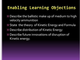 Ballistics | PPTX