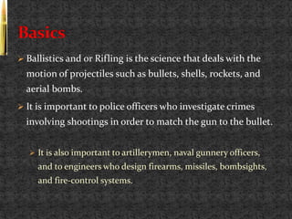 Ballistics | PPT