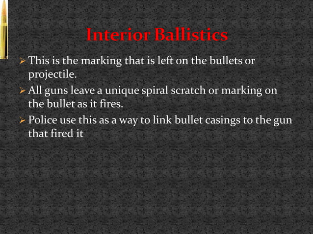Ballistics | PPT