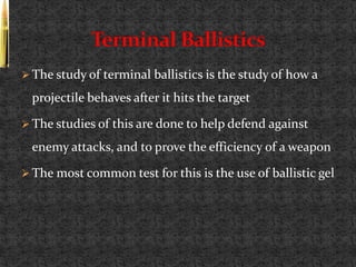 Ballistics | PPT