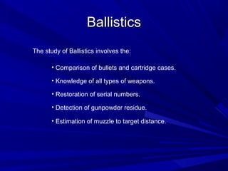Ballistics | PPT