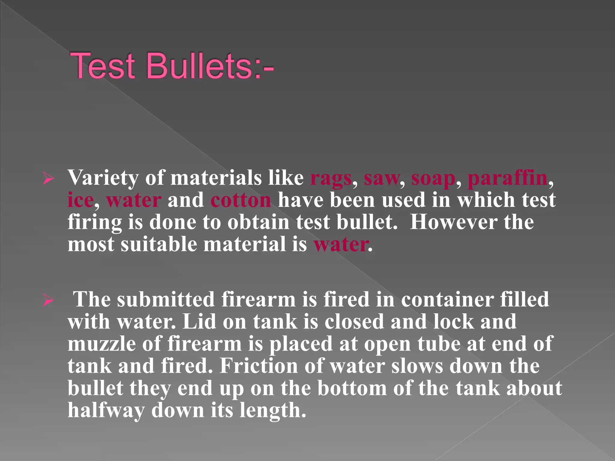 Forensic Ballistics | PPTX | Arms & Ammunition | Sensitive Topics