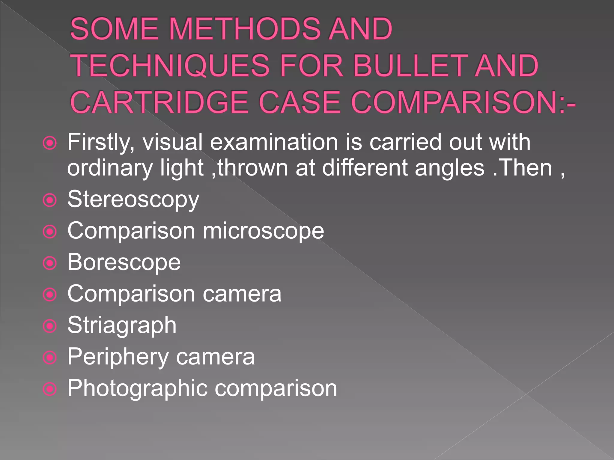 Forensic Ballistics | PPTX