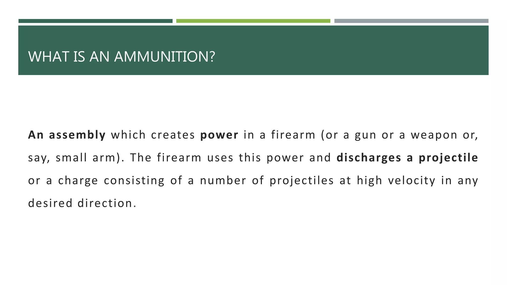 Introduction to Forensic Ballistics | PPTX