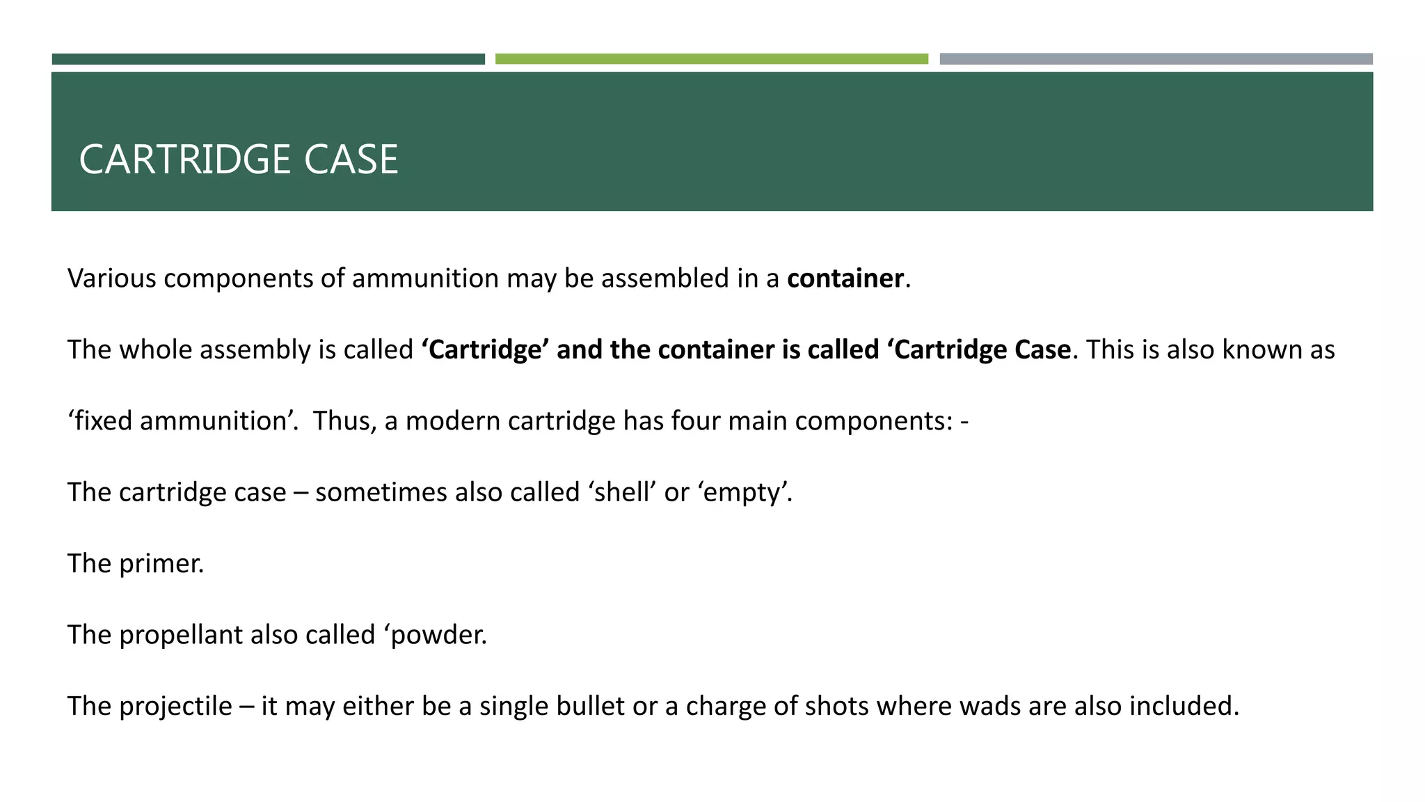Introduction to Forensic Ballistics | PPTX