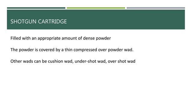 Introduction to Forensic Ballistics | PPTX | Arms & Ammunition ...