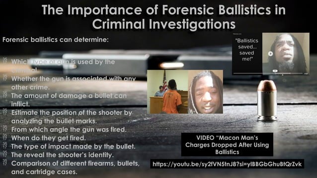 Ballistics in Forensic Science Power Point | PPTX | Arms & Ammunition ...