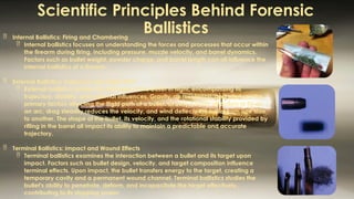 Ballistics in Forensic Science Power Point | PPTX