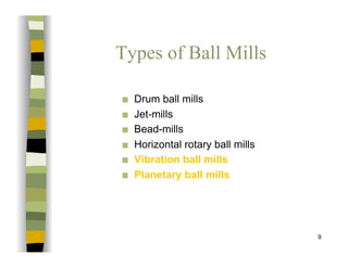 Ballmilling jackie | PPT