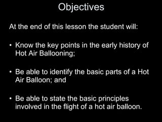 Flying Camp (15 - 17 Apr 11) - Hot Air Ballooning Lecture - CUO Putland ...