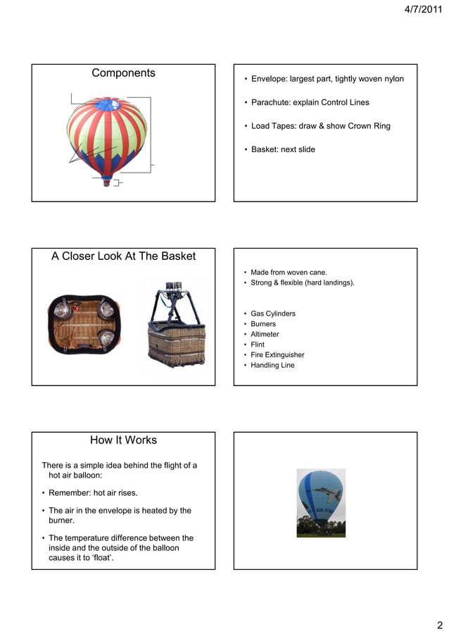 Flying Camp (15 - 17 Apr 11) - Hot Air Ballooning Lecture (Instructor ...