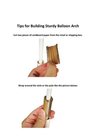Balloon Arch Kit Instruction - Party Zealot | PDF