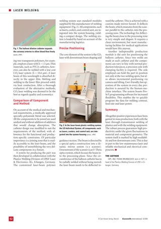 Balloon Dilation Catheters via Laser Plastic Welding | PDF