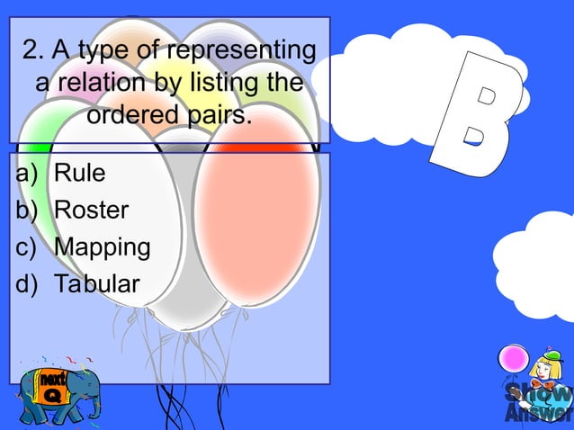 Balloon game.ppt mathematics activity grade 8 | PPT