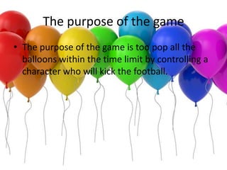Balloon pop | PPTX